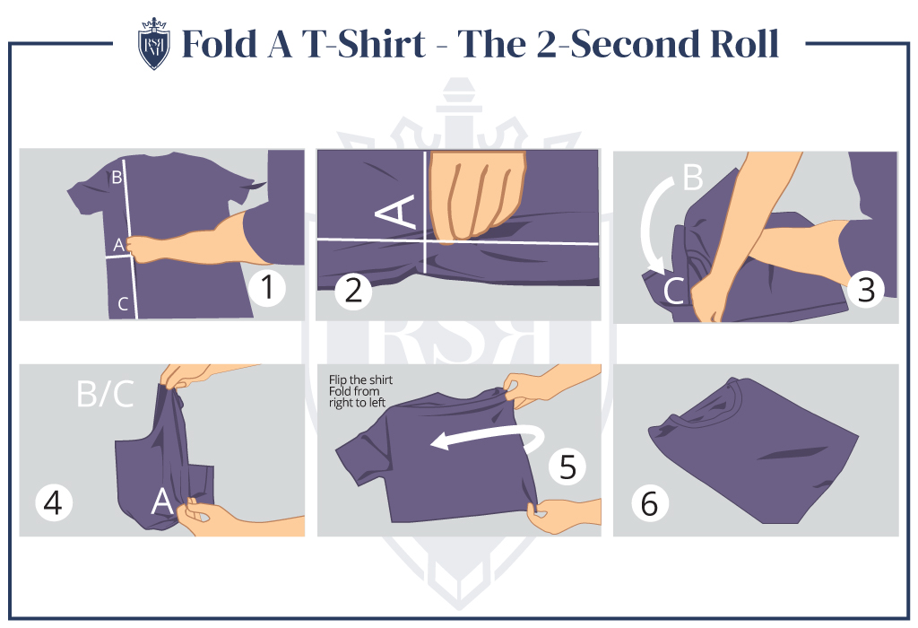 How To Fold A T-Shirt In Under 3 Seconds (T-Shirt Folding Tips)