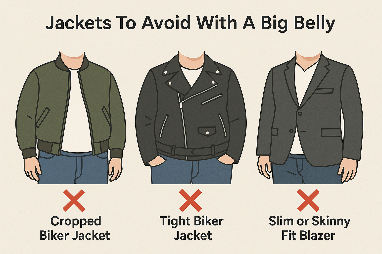 How To Dress A Man With A Big Belly | Dad Bod Style Tips