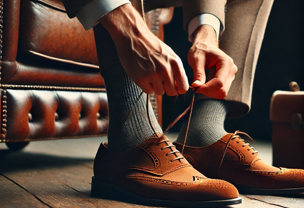 How To Tie Your Shoes The Right Way - Real Men Real Style